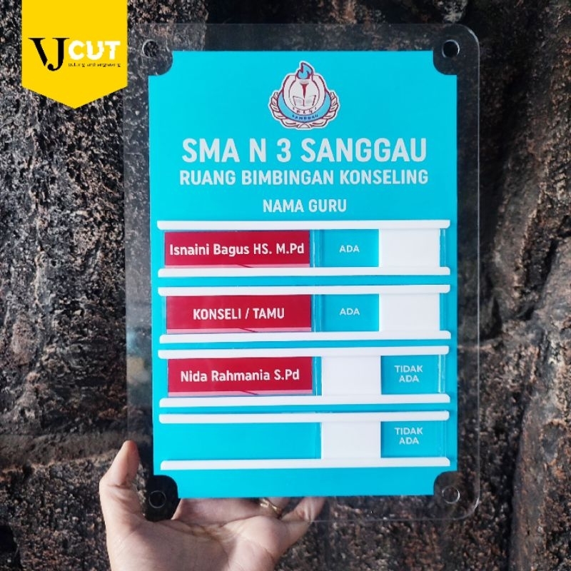 Jual SIGN BOARD ACRYLIC | AKRILIK INFORMASI DOKTER | PAPAN AKRILIK ...