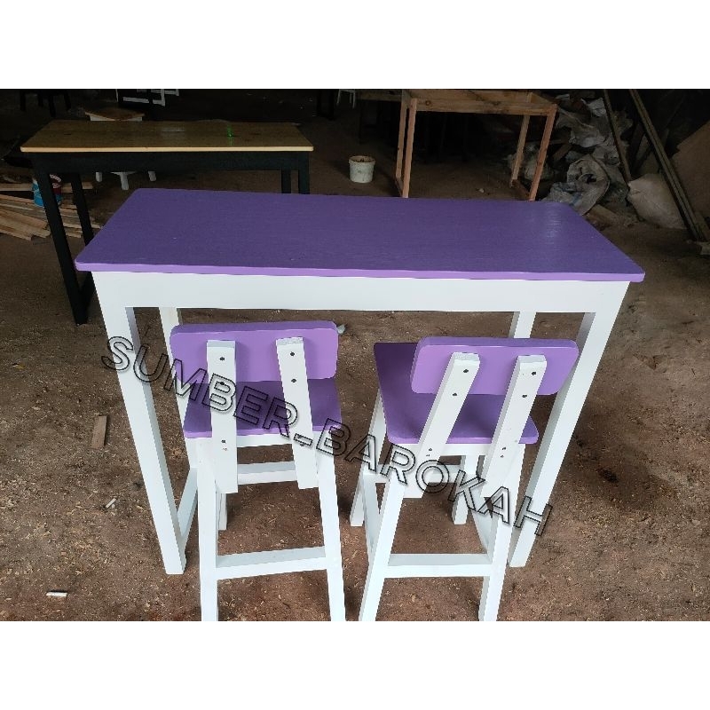 Jual (023). meja mini bar dinding meja makan meja rumah, cafee kayu ...