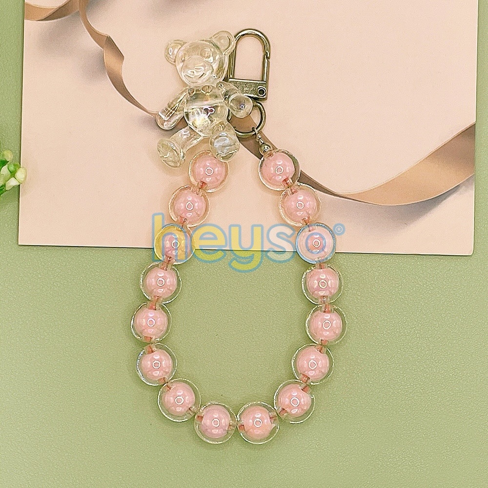 Jual Gantungan Korean Chain Hp Lanyard Manik Manik Bulat Tali Gelang ...
