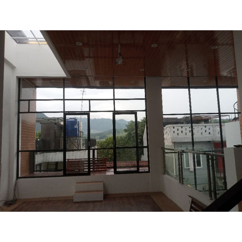 Jual Partisi full kaca aluminium penyekat ruangan | Shopee Indonesia