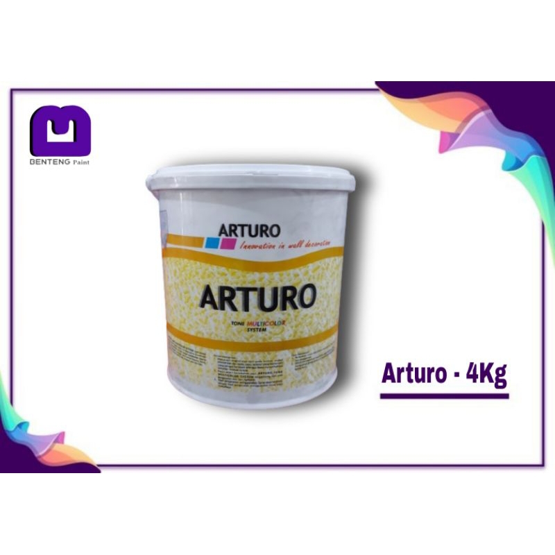 Jual CAT TEMBOK TEKSTUR ARTURO Arturo Texture Based Galon 4kg Cat ...
