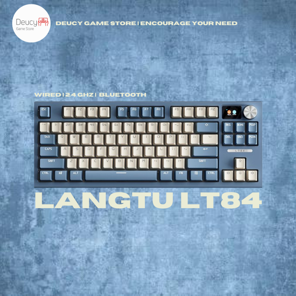 Jual Langtu LT84 PRO Wireless TKL Triple Connection Keyboard With LED ...