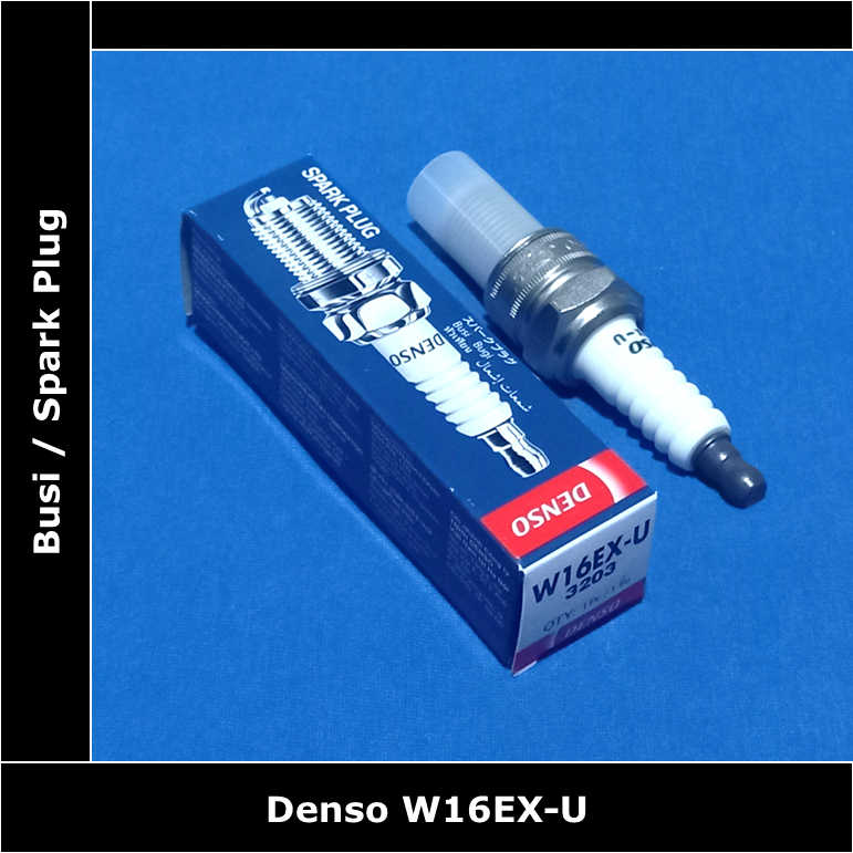 Jual Busi Toyota Corolla GL 1300cc 2A AE80 1983-1985 Ori Denso Asli W16EX-U Original Spark Plug ...