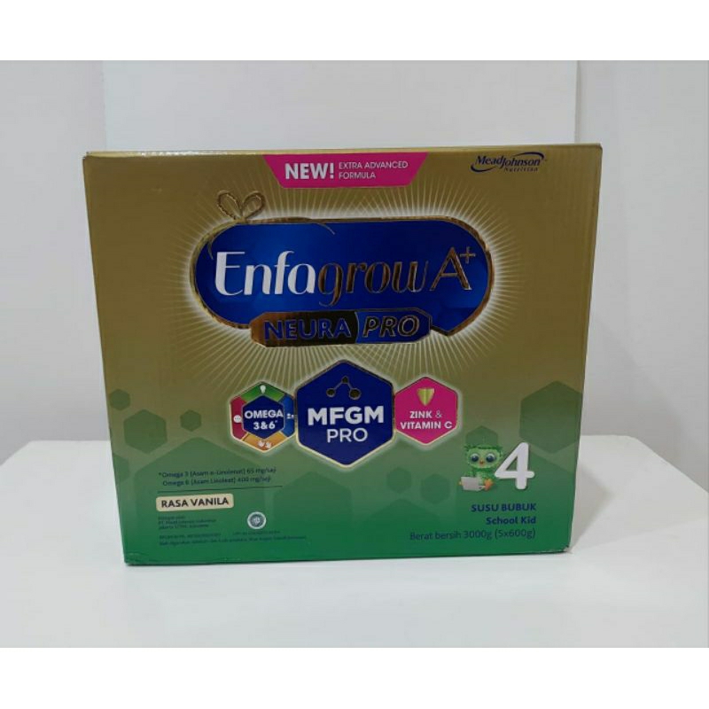 Jual Enfagrow A+4 MFGM Vanila 3000gram MFGM Pro Exp 19/7-2026 | Shopee ...