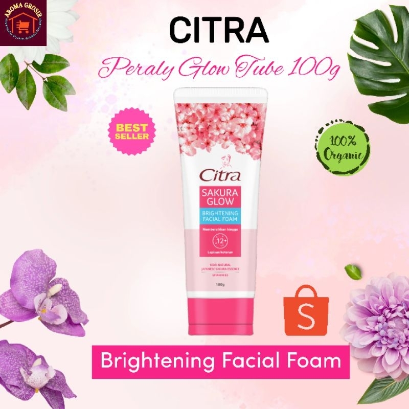 Jual citra pearly glow brightening facial foam 100g | Shopee Indonesia