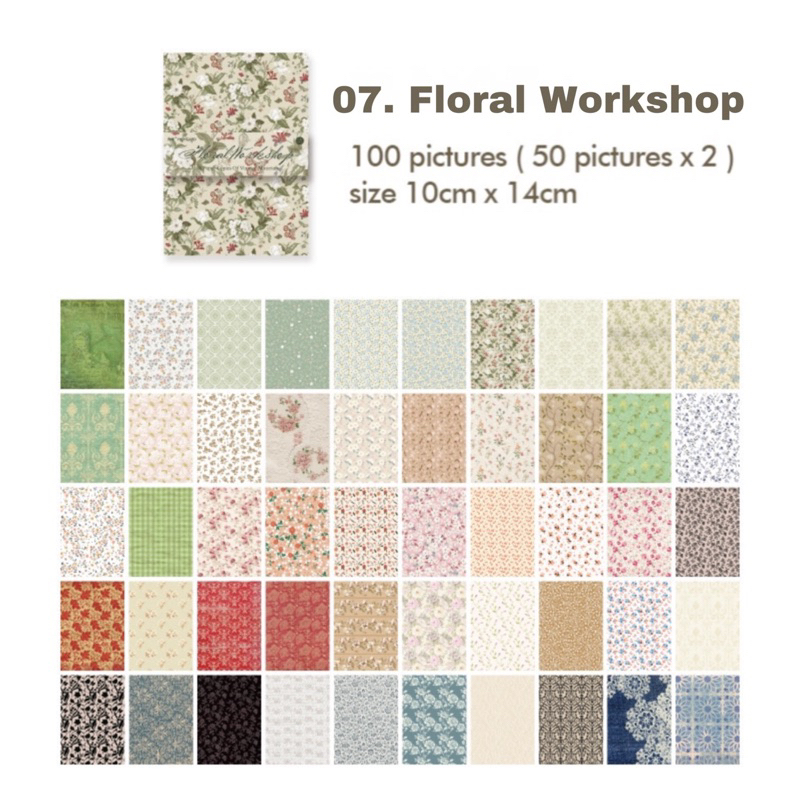 Jual 【MAPLESOL】100 LEMBAR AESTHETIC DECO PAPER VINTAGE RETRO SCRAPBOOK ...