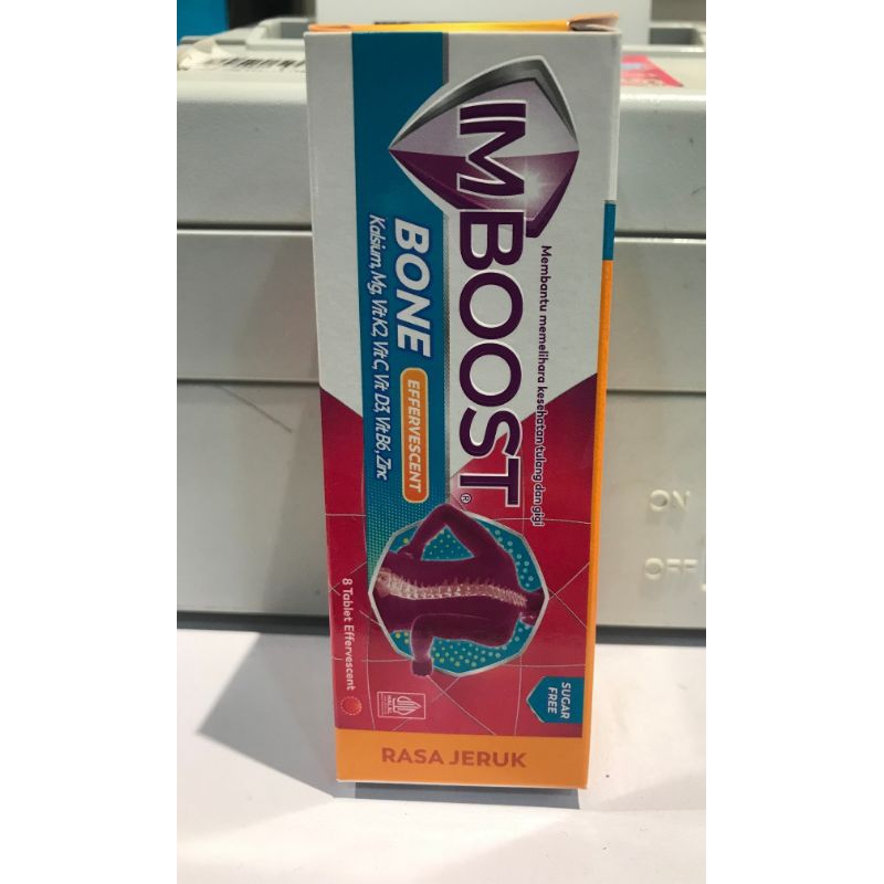 Jual imboost bone effervescent orange 8 tablet tube isi 8 tab | Shopee ...