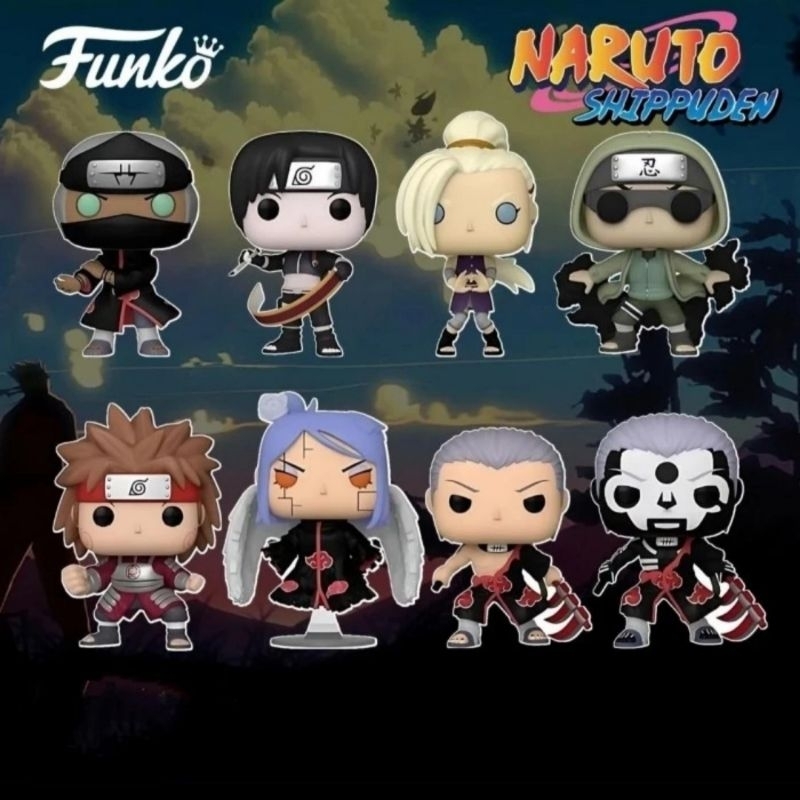 Jual ORIGINAL Funko Pop Naruto Kakuzu Konan Hidan CHASE Sai Ino Choji ...