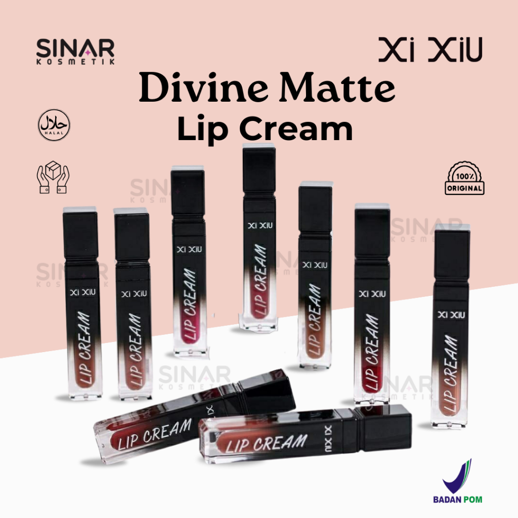 Jual Xi Xiu Lipcream Divine Light Pigmented Matte Xixiu Lip Cream ...