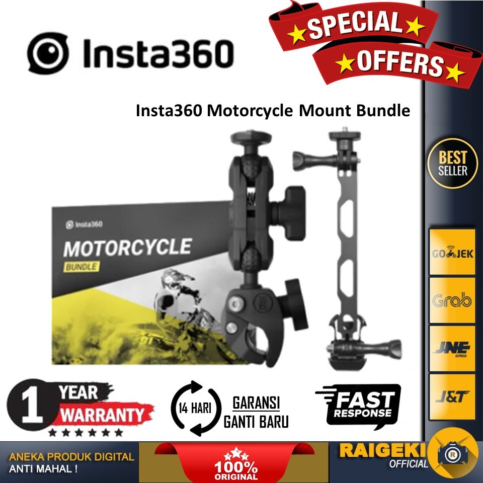 Jual Insta360 Motorcycle Mount Bundle | Shopee Indonesia