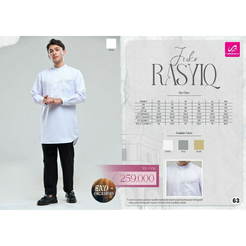 Jual jubah koko juko rasyiq rabbani original terbaru | Shopee Indonesia