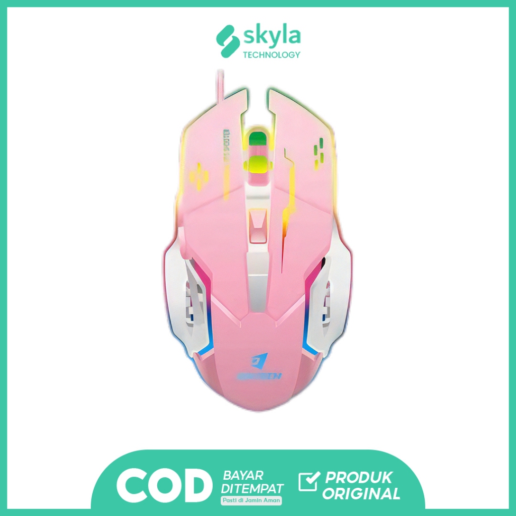 Jual Mouse Gaming Kabel Jertech JR810 Dengan Lampu RGB LED Backlight ...
