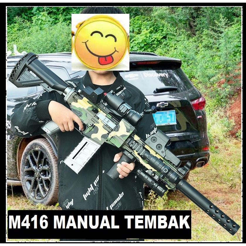 Jual JUAL AKSESORIS M416 MAINAN ANAK MANUAL SHOT BUSA NERF / BATTLE ...