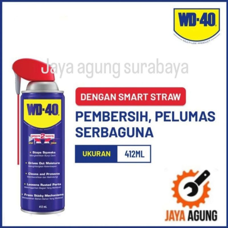 Jual WD-40 / WD40 / WD 40 Multi-Use Product SmartStraw 412ml | Shopee Indonesia
