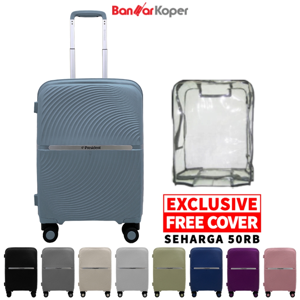 Jual President 1918 Original Koper 24 Inch Hardcase PP Anti Pecah ...