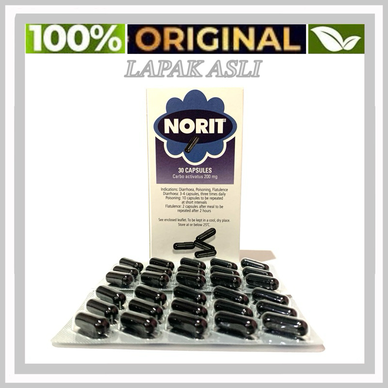 Jual Norit Carbo Activatus 200mg Singapore | Shopee Indonesia