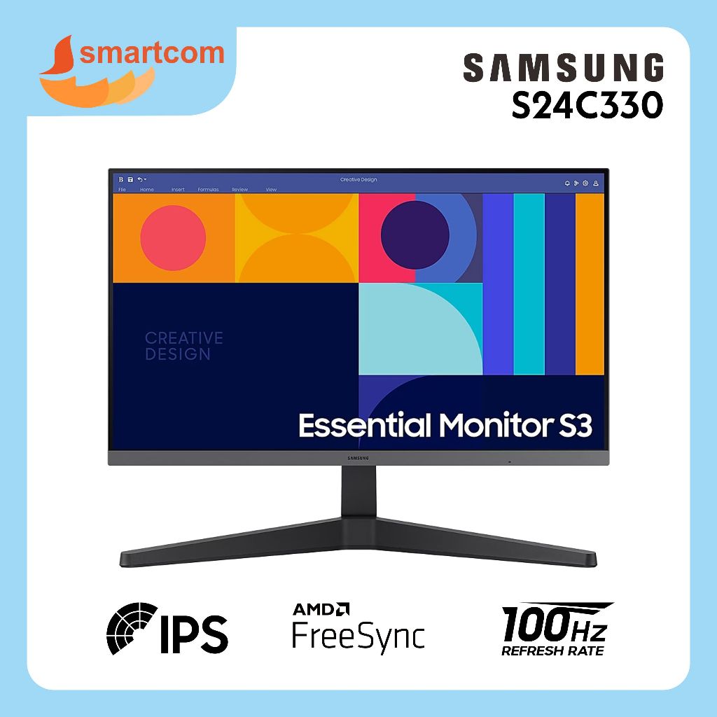 Jual Monitor Samsung S24C330 - LS24C330GAEXXD LED 24 Inch IPS 100Hz ...