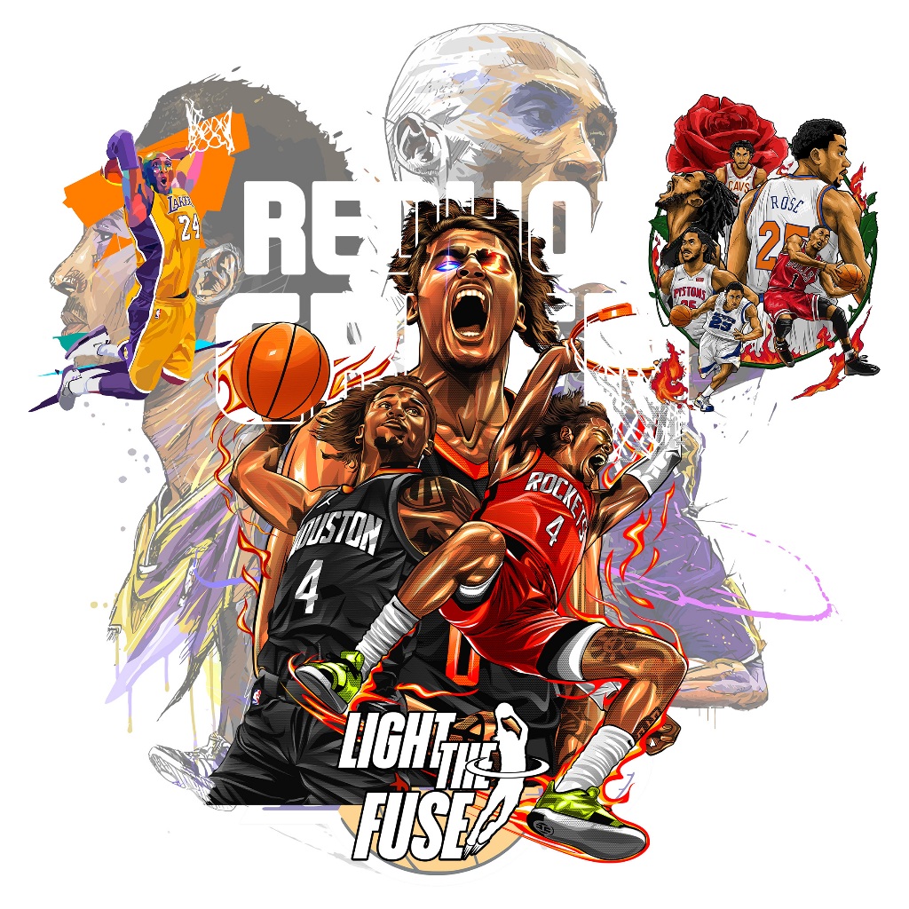 Jual SABLON SETRIKA SABLON DTF PRINTING TEMA ART NBA A3 VOL 1 | Shopee ...