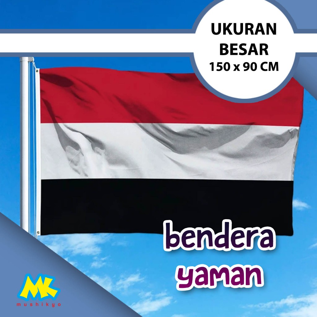 Jual Bendera Yaman / Yemen Flag - ukuran besar | Shopee Indonesia