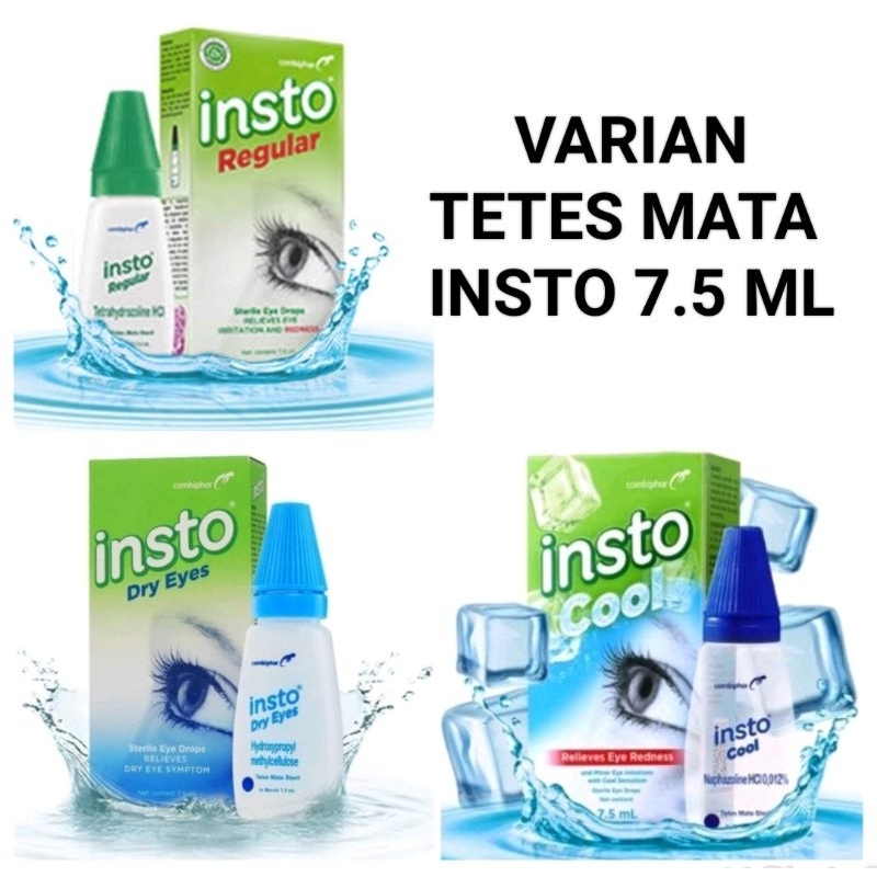 Jual INSTO Dry Eyes/Regular/Cool redakan Mata merah iritasi kering ...