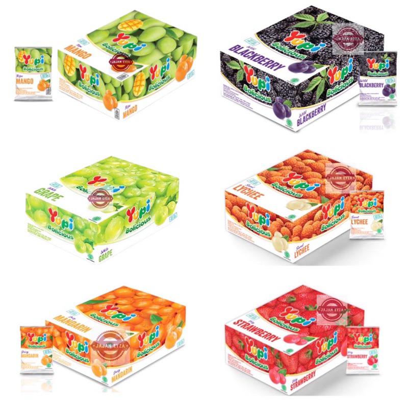 Jual PERMEN YUPI BOLICIOUS BOX / YUPI BOLICIOUS STRAWBERRY / YUPI BUAH ...