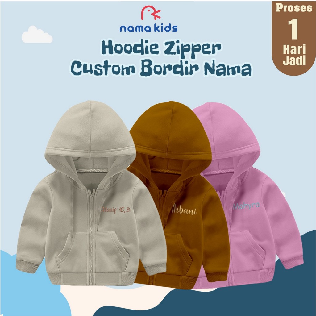 Jual HOODIE ZIPPER ANAK BORDIR NAMA JAKET ANAK RESLETING SWEATER ANAK ... Jual HOODIE ZIPPER ANAK BORDIR NAMA JAKET ANAK RESLETING SWEATER ANAK ...