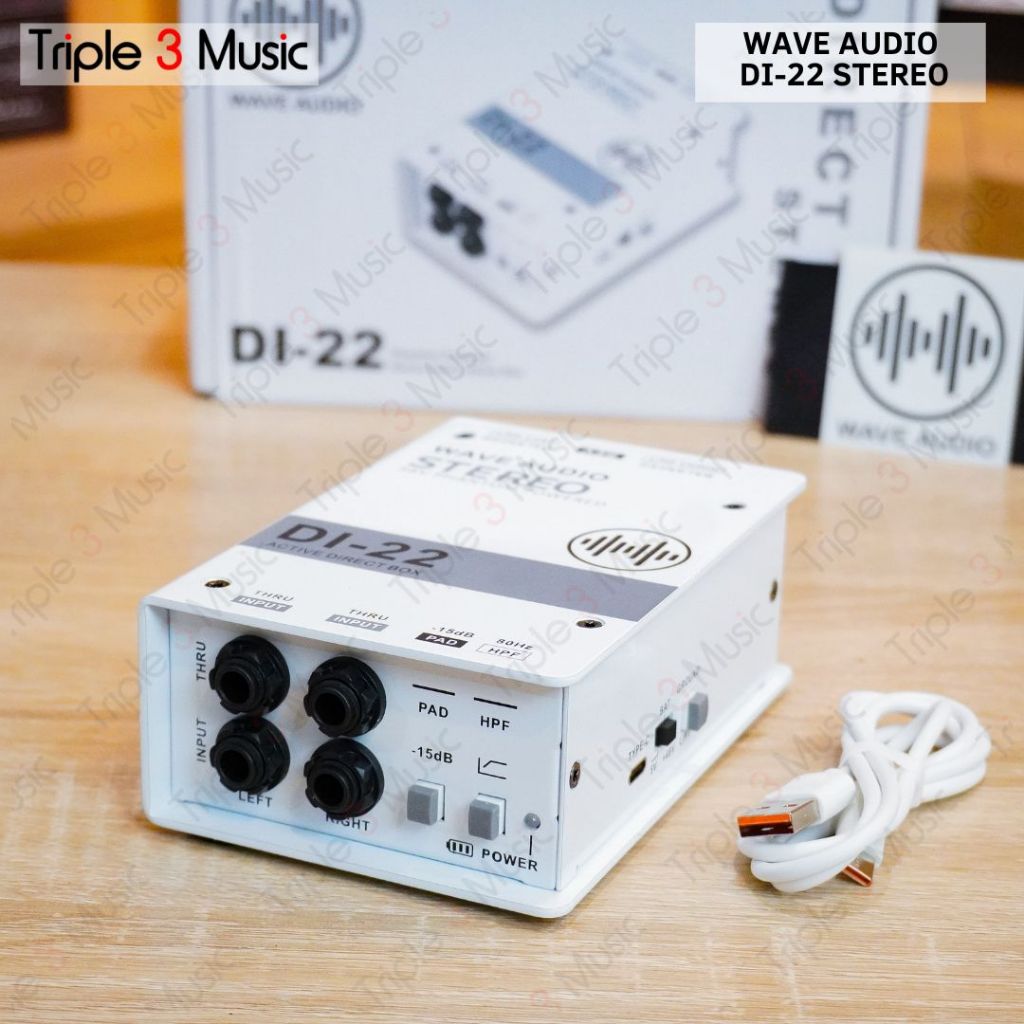 Jual WAVE DI22 DI 22 DI-22 Active Stereo Direct Box - DI BOX | Shopee ...