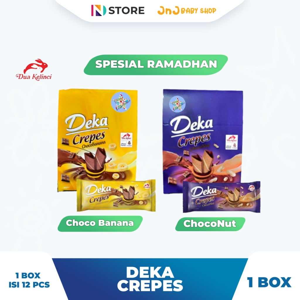 Jual Deka Crepes Choconut/ChocoBanana Box Isi 12 Pcs | Shopee Indonesia