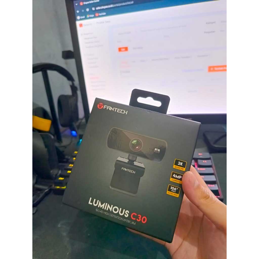 Jual WEBCAM Fantech Luminous C30 2K Video (Second) | Shopee Indonesia