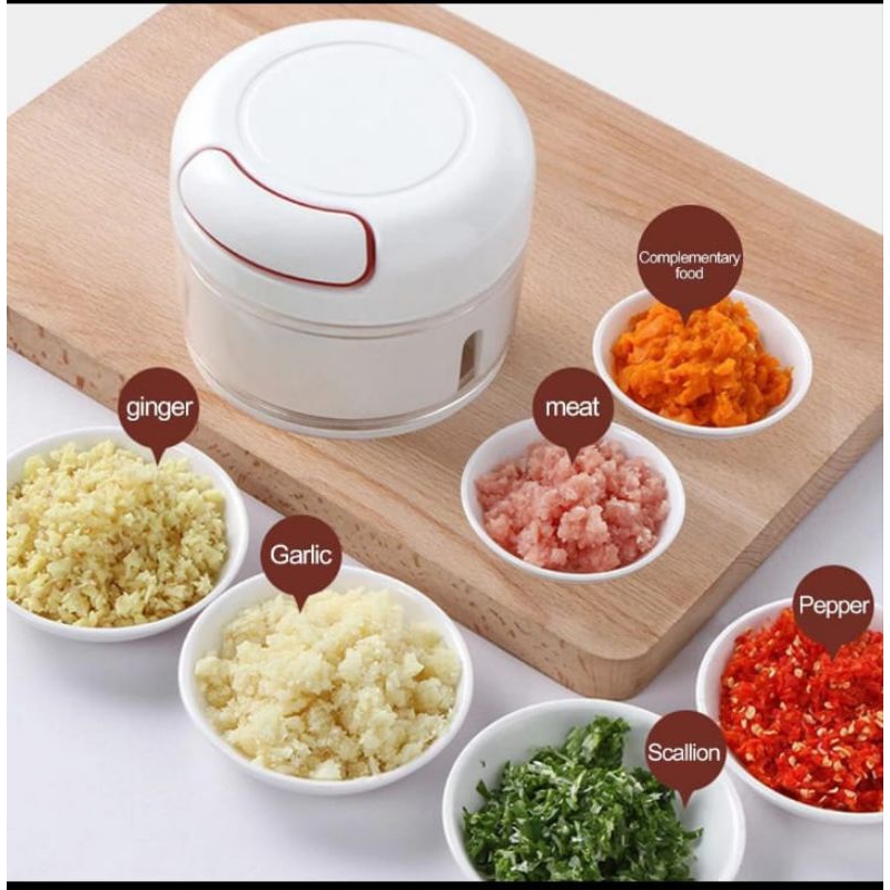 Jual Mini Food Chopper / Blender Tarik Tangan Manual / Speedy Chopper ...