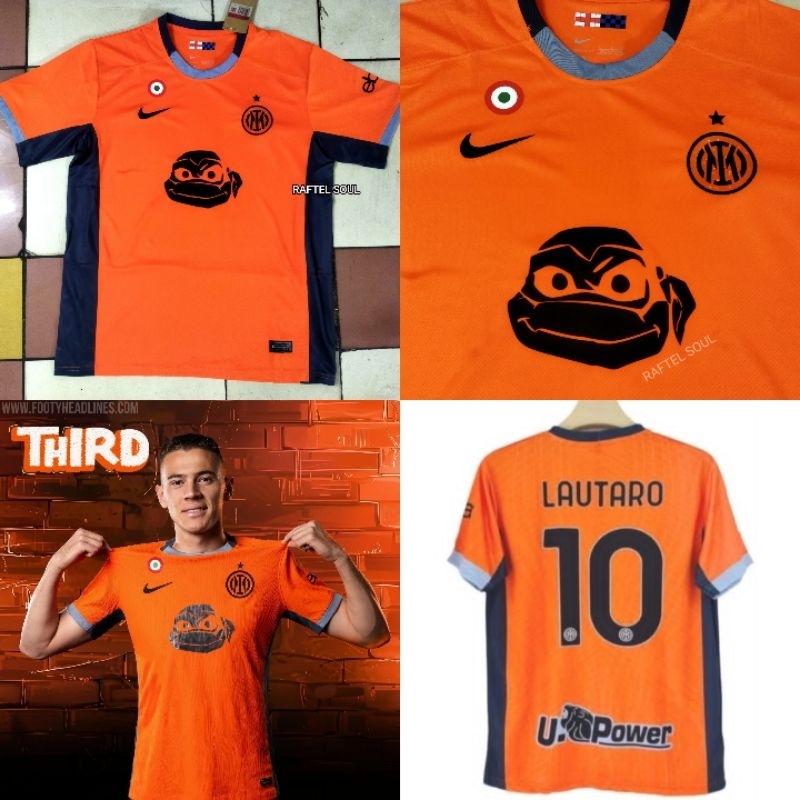 Jual JERSEY BAJU BOLA INTER NINJA TURTLES 2023/2024 GRADE ORI | Shopee ...