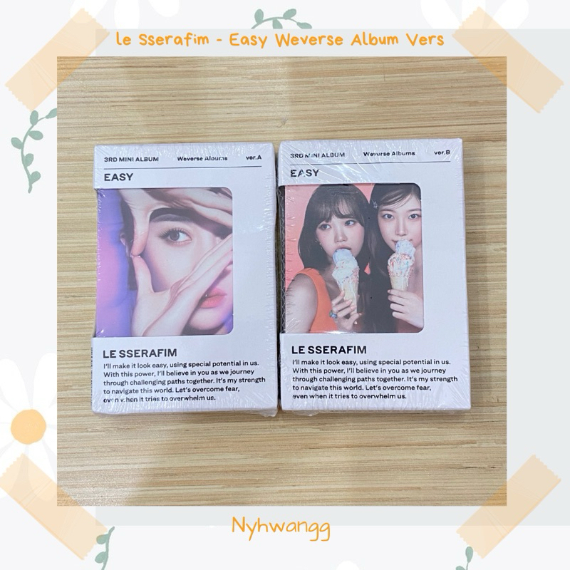 Jual LE SSERAFIM - EASY WEVERSE ALBUM VERS [ready stock] | Shopee Indonesia