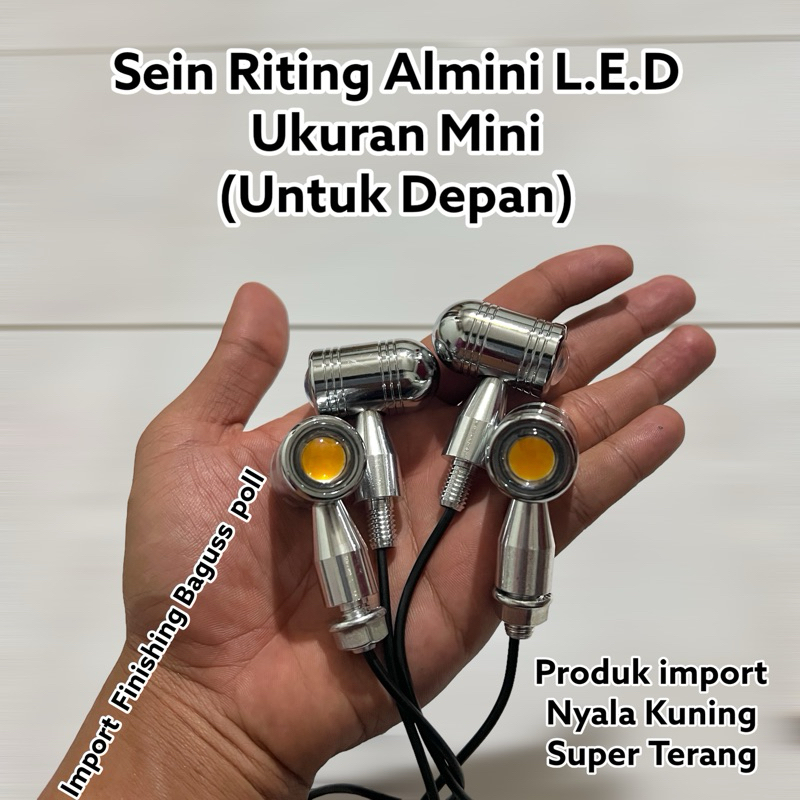 Jual SEIN LED STENLIS RITING LED TABUNG SEN LED RETENG MODEL STAINLESS ...