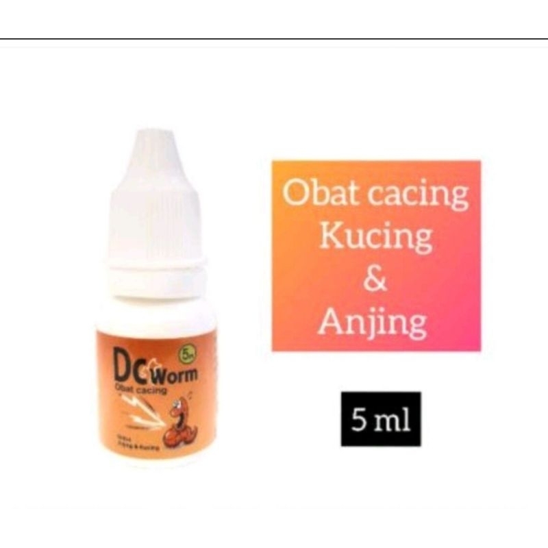 Jual DC worm 5 ml Obat Cacing Kucing Anjing By Meyer | Shopee Indonesia
