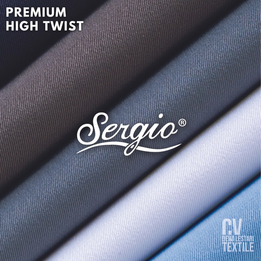 Jual Kain Polyester Twill High Twist SERGIO [ECER] | Shopee Indonesia