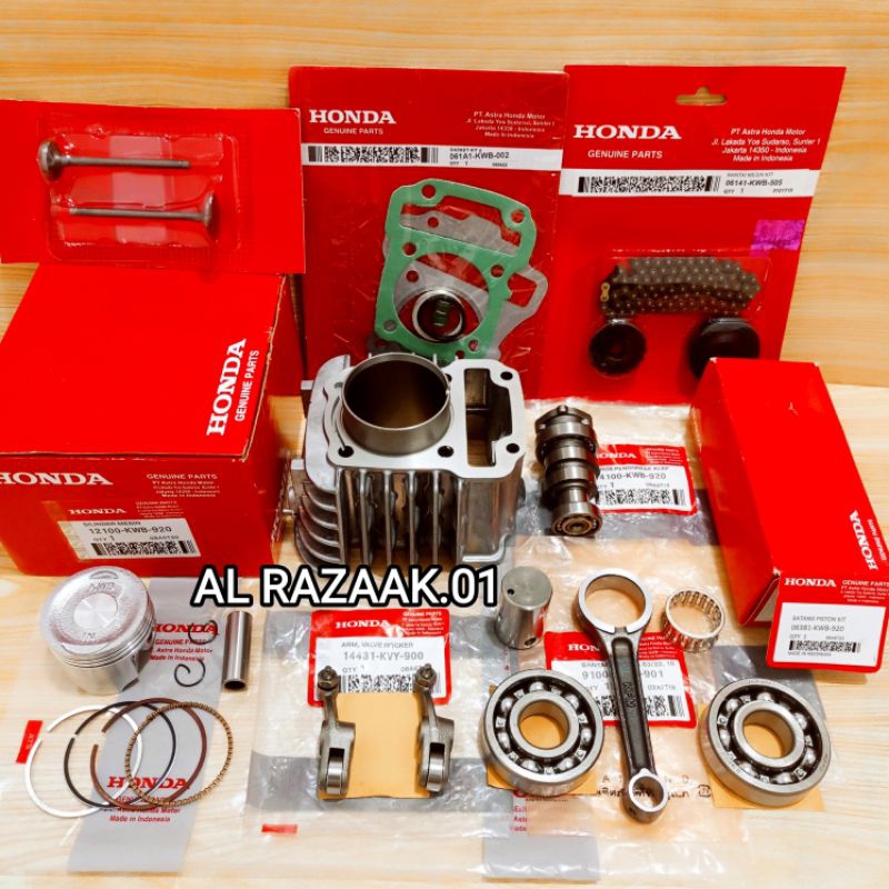 Jual BLOK SEHER KOMPLIT KWB Honda Blade 110 Revo Abs 110 Karbu (paket 8, Aitem) | Shopee Indonesia