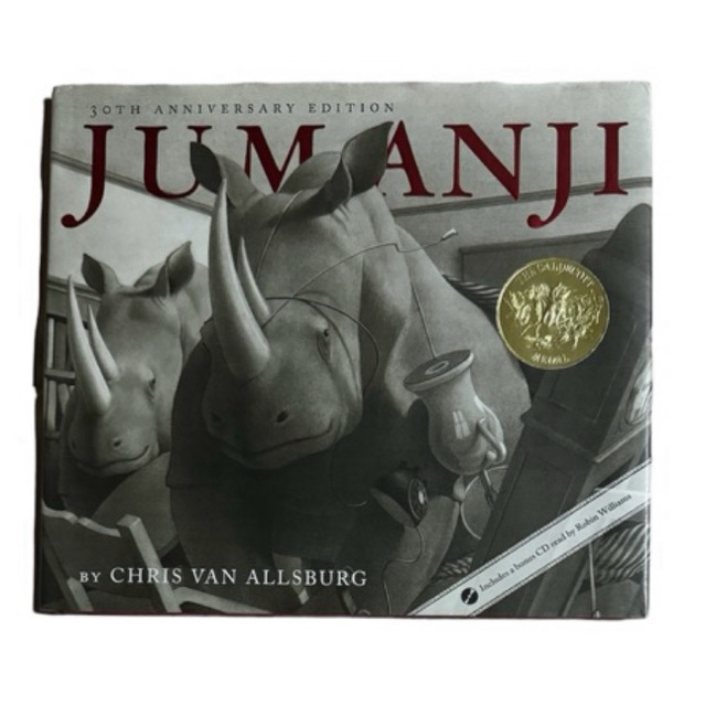 Jual Jumanji by Chris Van Allsburg Book with CD Read by Robin Williams ...