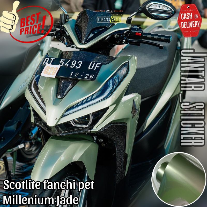 Jual Sticker Scotlite Millenium Jade Premium Lebar 50 cm Stiker Skotlet ...
