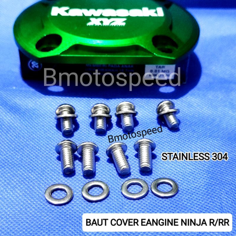 Jual BAUT COVER TUTUP ENGINE LOGO KAWASAKI BAUT TUTUP KALTER COVER BAK ...