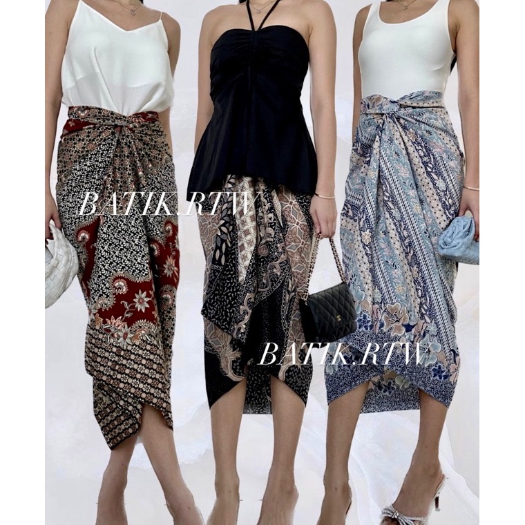Jual HBB184 Realpct Vol1 Rok Lilit Kain Batik Graduation Hijab Friendly ...
