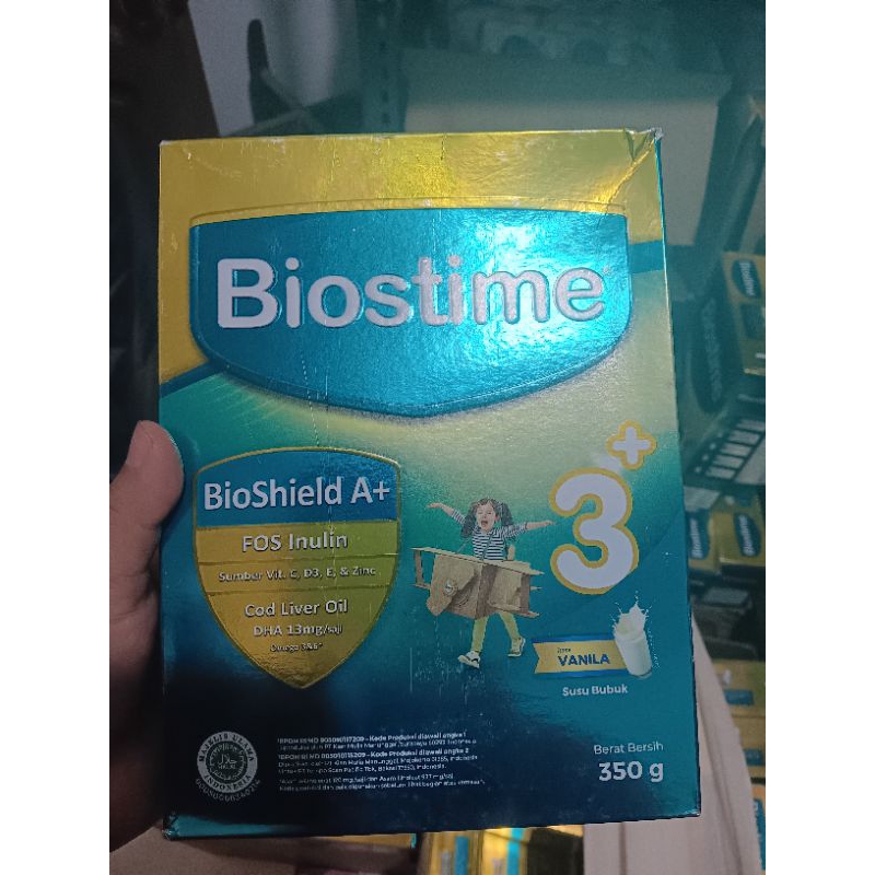 Jual Biostime 3+ vanilla 350g | Shopee Indonesia