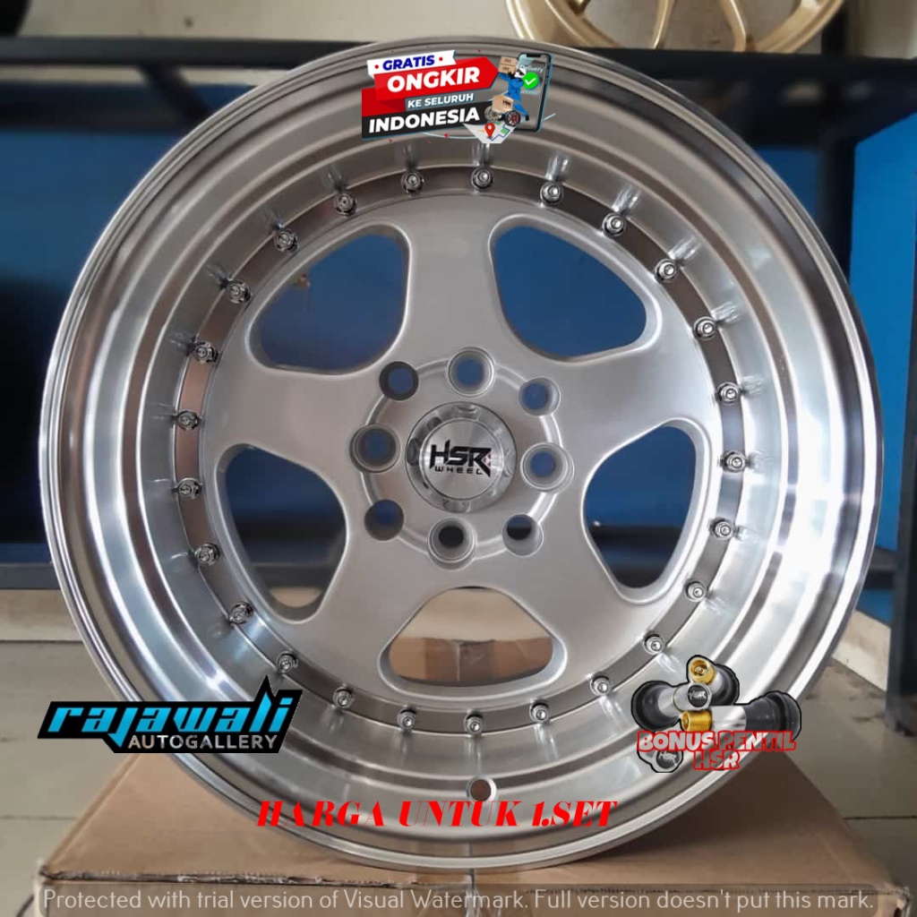 Jual Velg Mobil Celong Hsr Ring 15 Lebar 8/9 Belang Type Burn Silver Folish Vios Livina Mazda2 ...