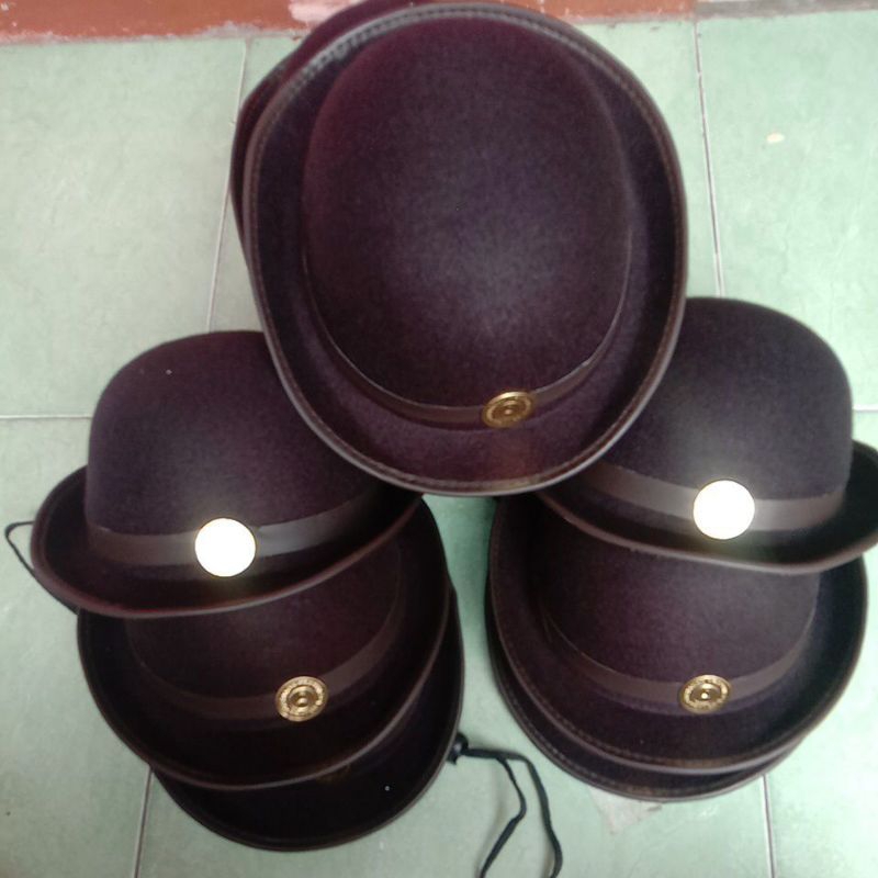 Jual topi boni dobel laken / topi pramuka bahan laken | Shopee Indonesia