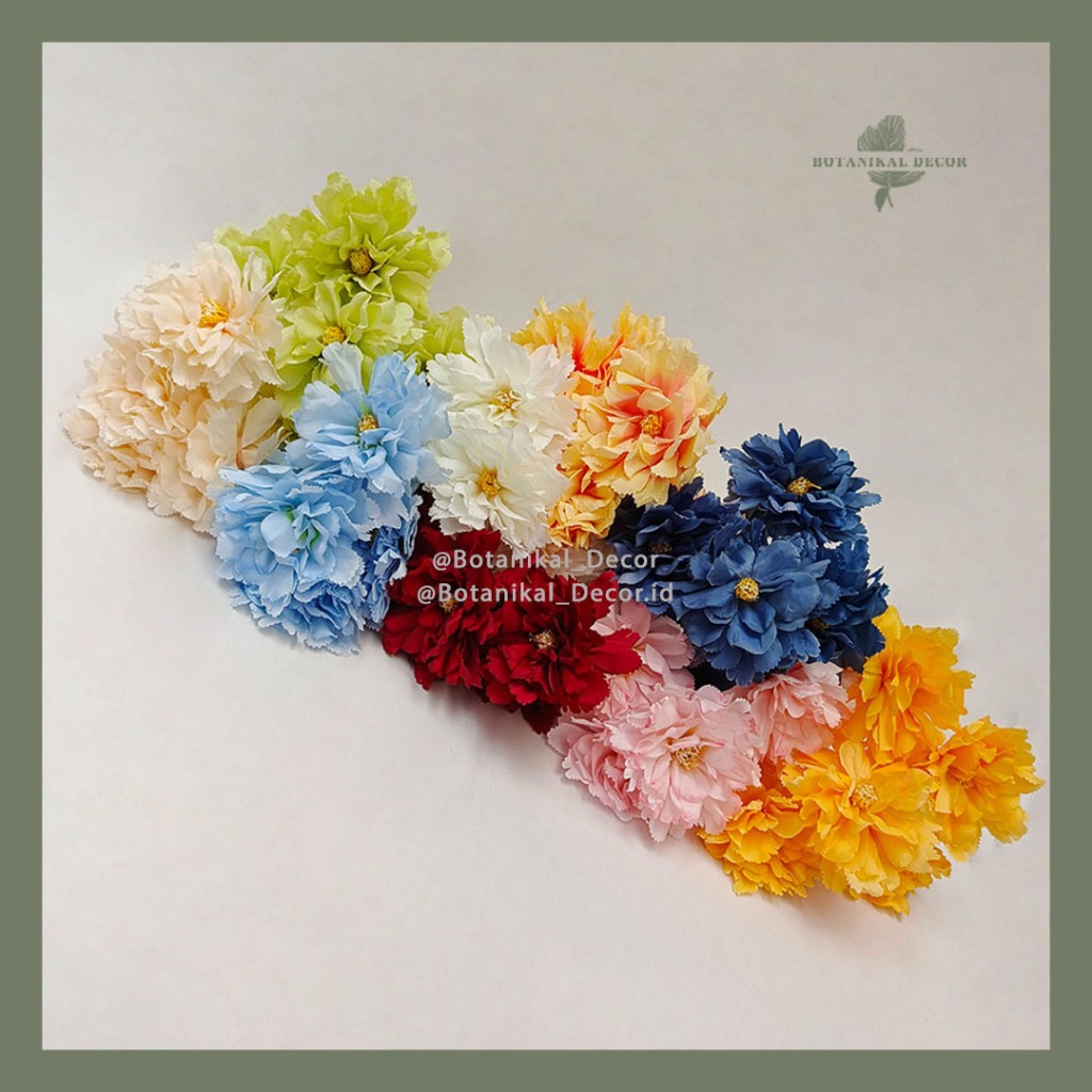 Jual Jumbo Carnation Bunga Dianthus Premium Artificial Flower Palsu ...