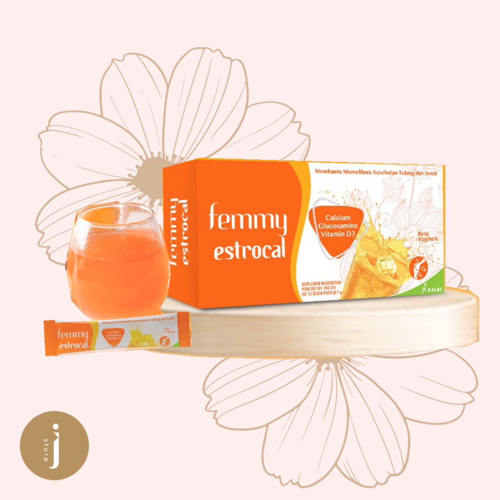 Jual Minuman Kesehatan Tulang Dan Sendi | FEMMY ESTROCAL 1 SASET ...