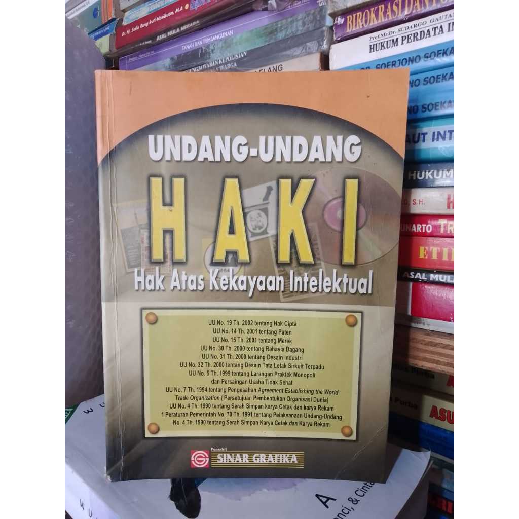 Jual UNDANG-UNDAG HAKI HAK ATAS KEKAYAAN INTELEKTUAL (ORIGINAL) | Shopee Indonesia