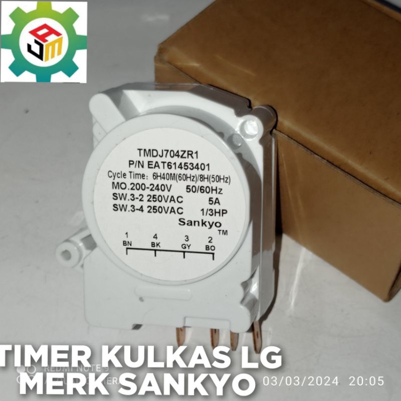 Jual TIMER KULKAS LG TIMER KULKAS TMDJ704ZRI SESUAI GAMBAR | Shopee ...