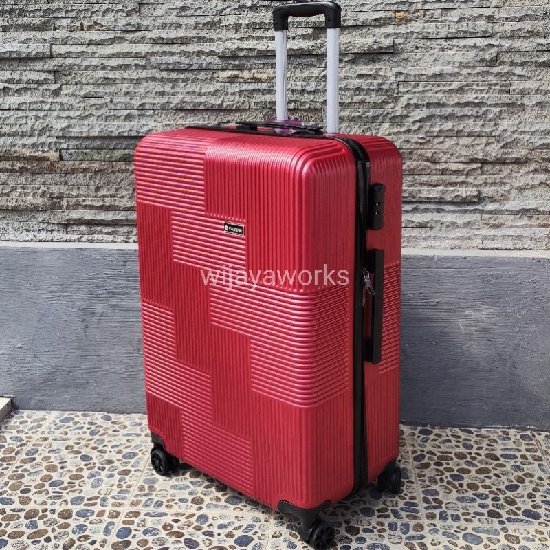 Jual Koper Fiber Hardcase 28 Inchi Merah Maroon POLO Empire | Shopee ...