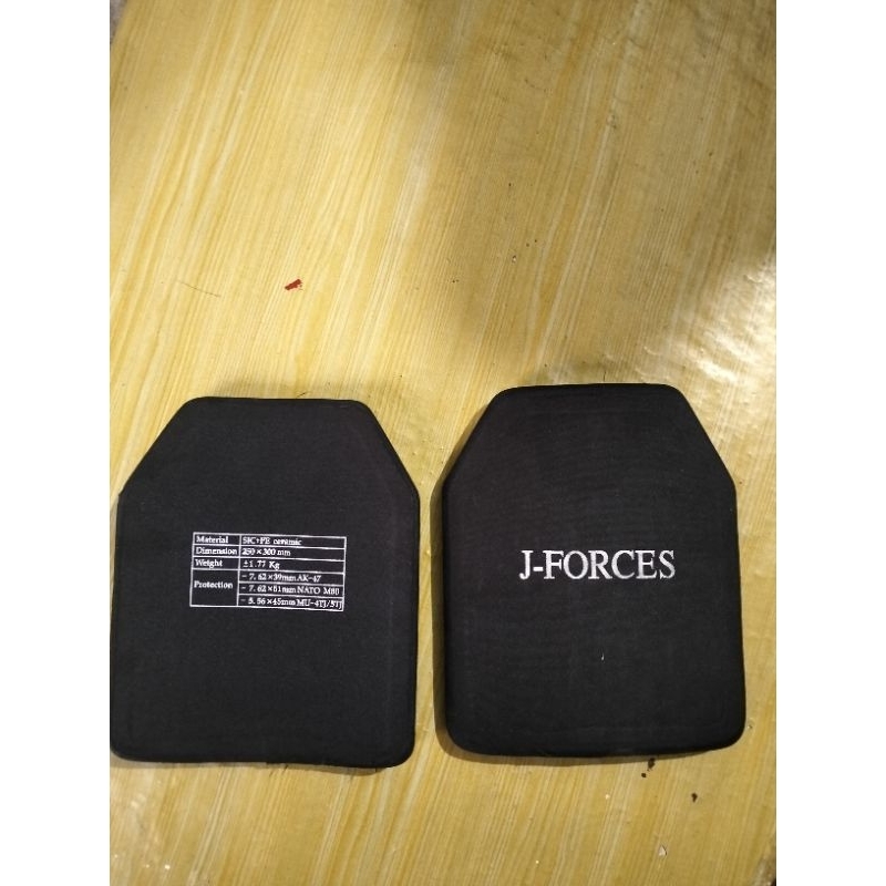 Jual plat KEVLAR anti peluru j forces /body vest rompi tactical atau ...