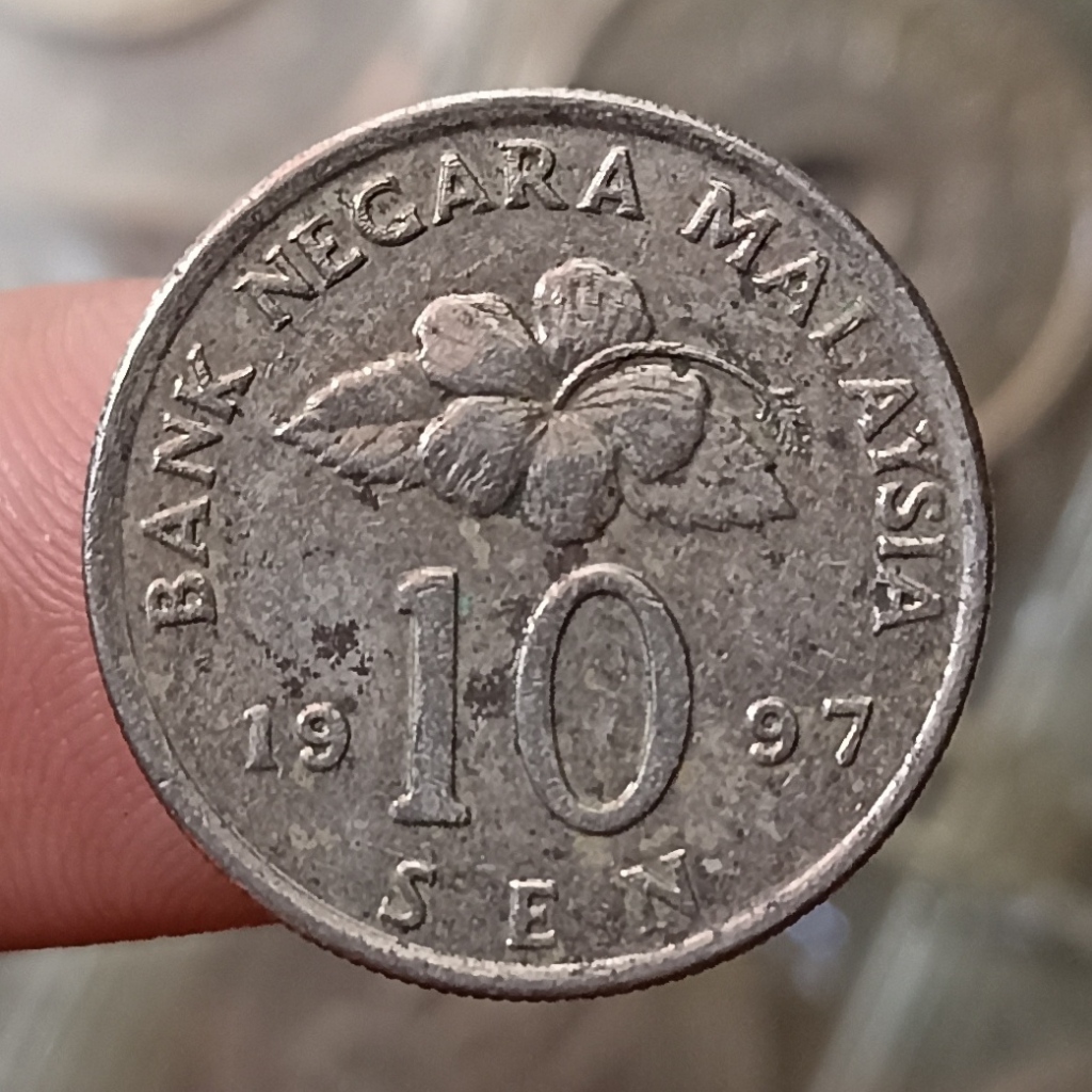 Jual Koin Kuno Malaysia 10 Sen - Agong Tahun 1997 | Shopee Indonesia
